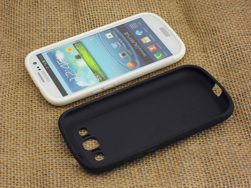 Samsung Galaxy S3 Case--anchor Strpe,in Protective Silicone Case,white ...